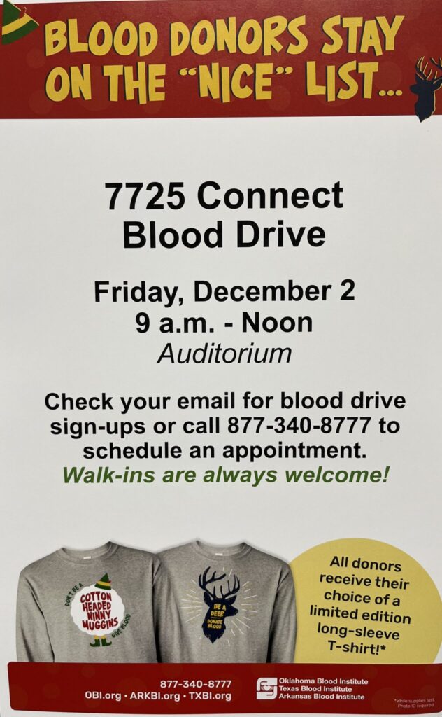 Stay on the “Nice” List and Give! - 7725 CONNECT